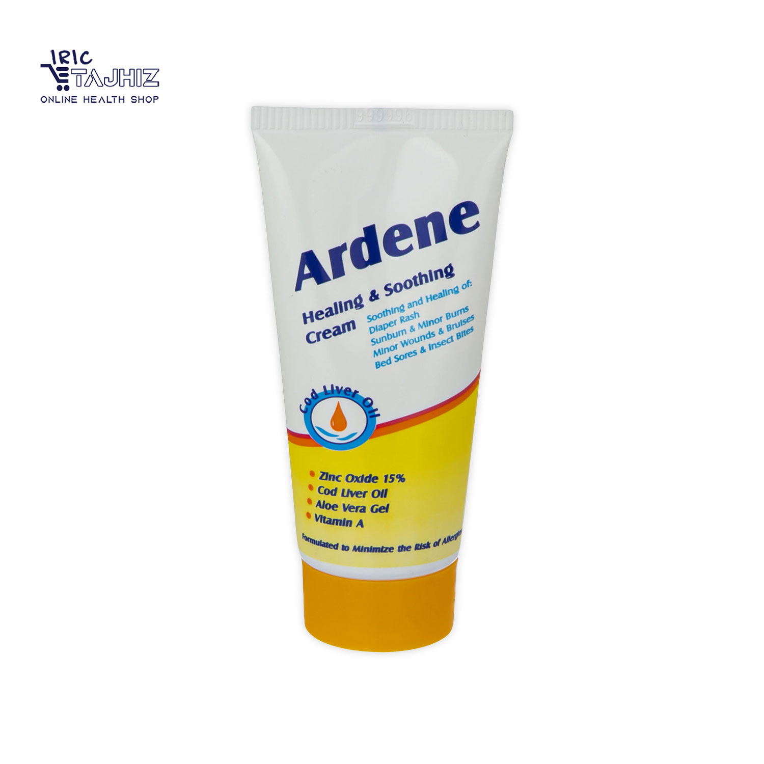 کرم ضد سوختگی حاوی روغن کبد ماهی آردن Ardene حجم 50 میلی لیتر - آیریک تجهیز