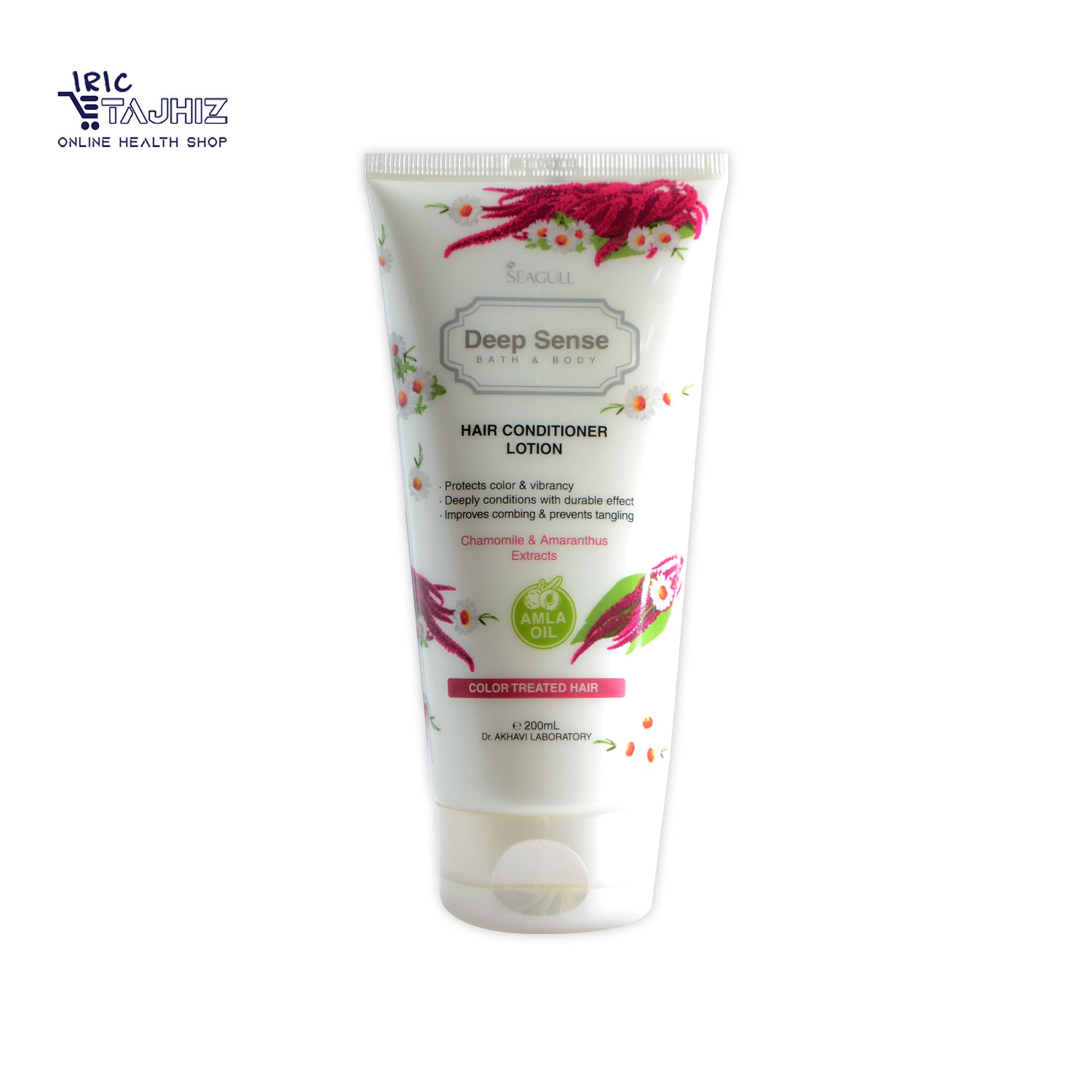 لوسیون نرم کننده موهای رنگ شده دیپ سنس سی گل Deep Sense حجم 200 میل ...