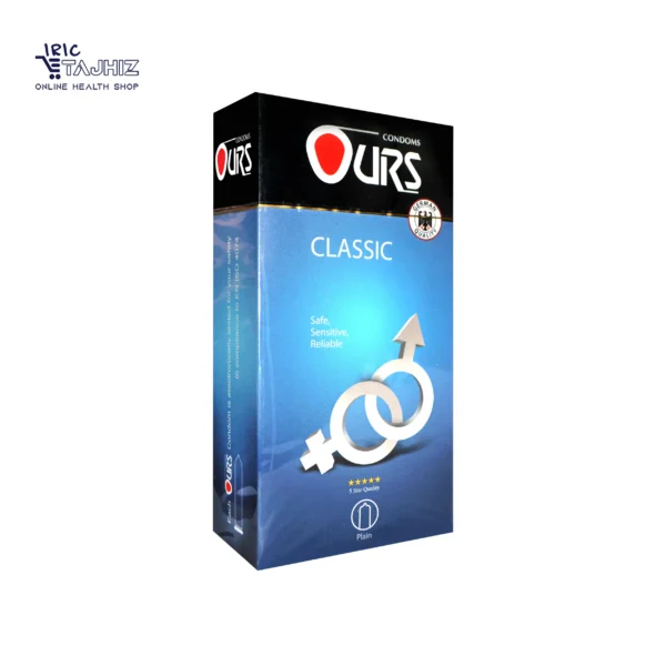 کاندوم ساده اورس مدل کلاسیک CLASSIC بسته 12 عددی - آیریک تجهیز